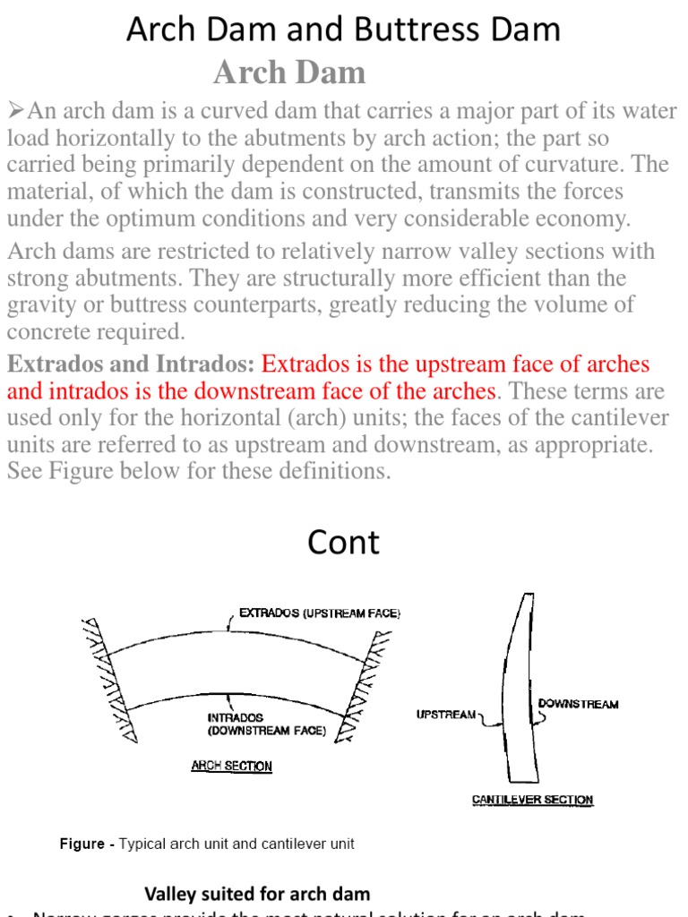 Arch and Buttress Dam Design Overview | PDF | Dam | Stress (Mechanics)