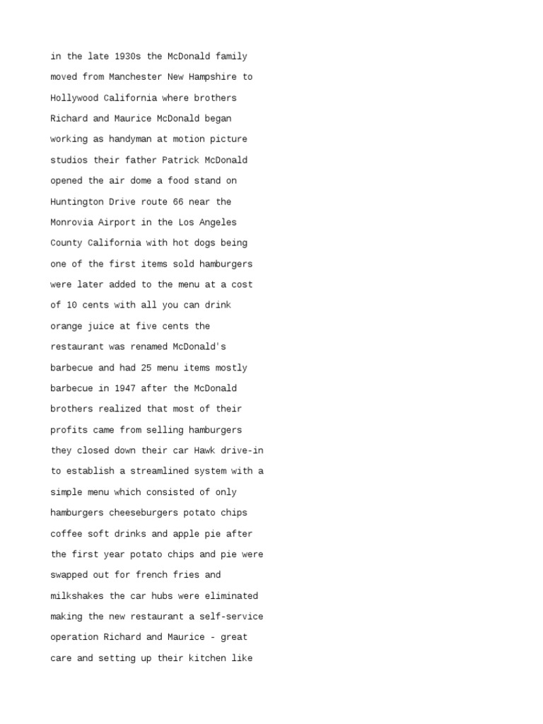 (English) McDonalds - Animated History (DownSub - Com) | PDF | Mc ...