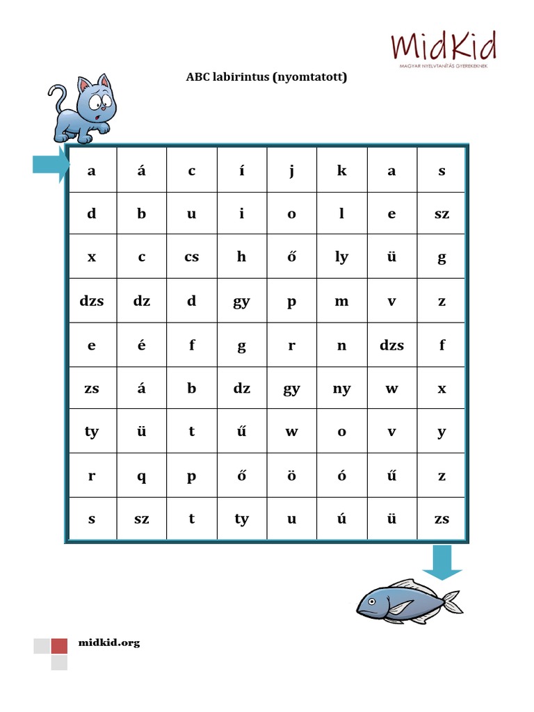 Ábécé Labirintus | PDF