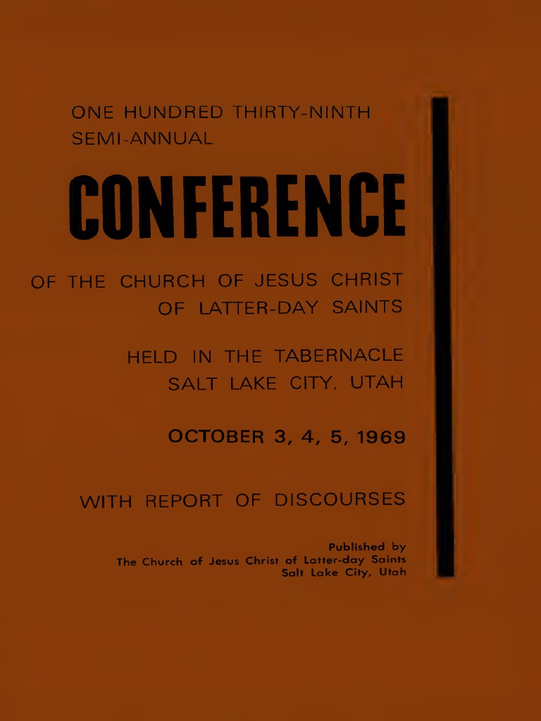 Reflecting on Service: The One Hundred Thirty-Ninth Semi-Annual General ...