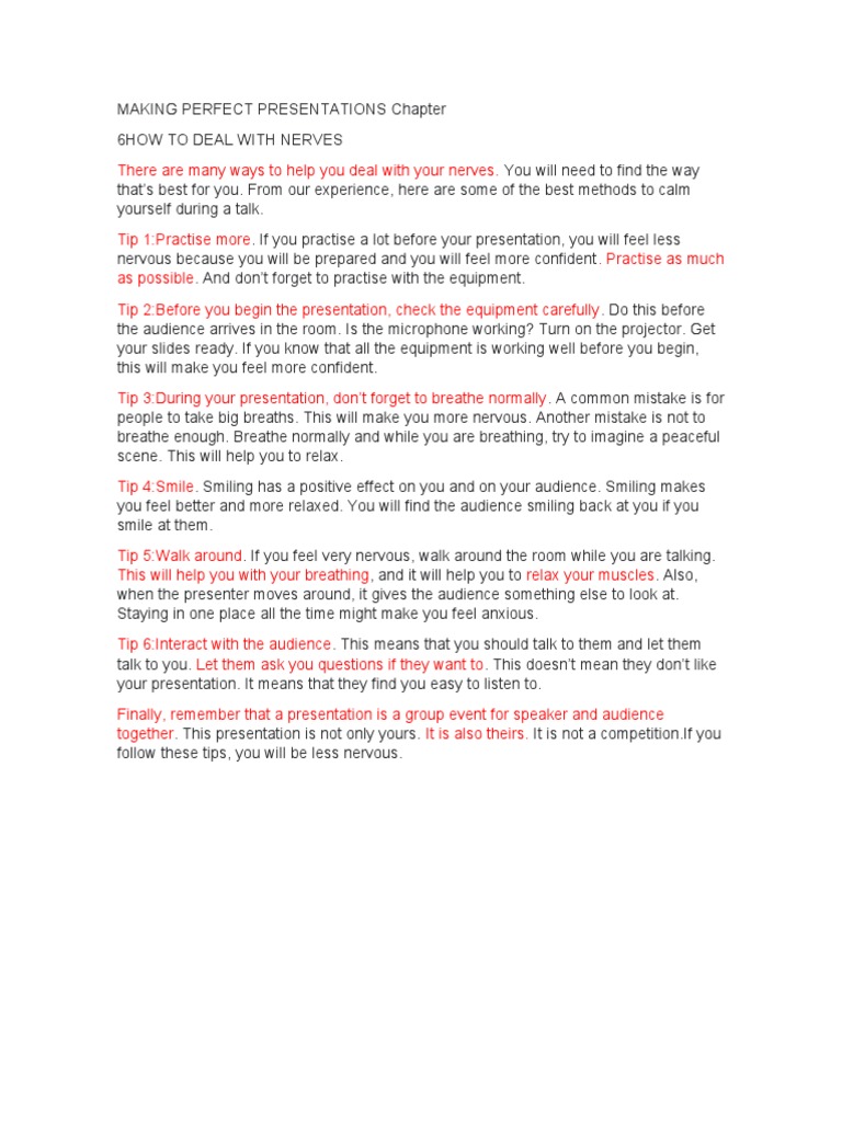 Overcoming Presentation Nerves: Six Effective Tips for Managing Anxiety ...