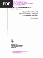 Transport Processes and Separation Process Principles Geankoplis 5th ...