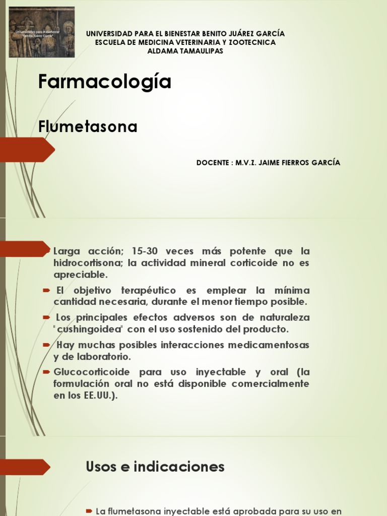 FLUMETASONA | PDF | Glucocorticoides | Corticosteroides