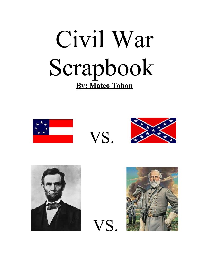Civil War Scrapbook | PDF | History