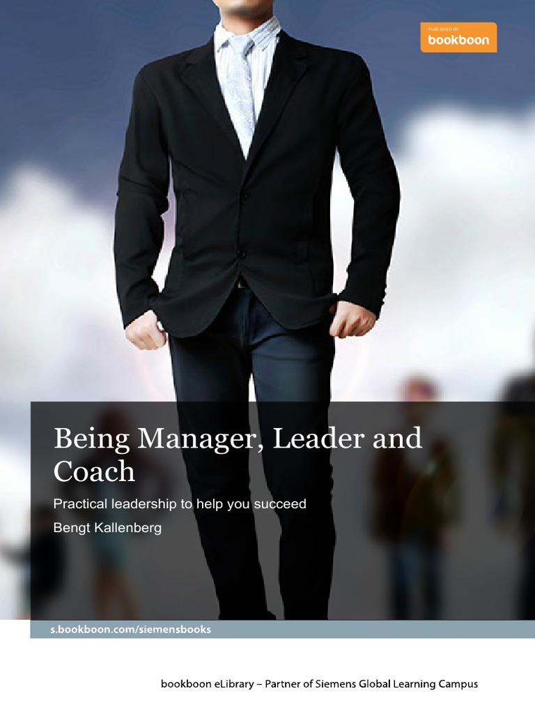 Being Manager Leader and Coach | PDF | Leadership | Leadership
