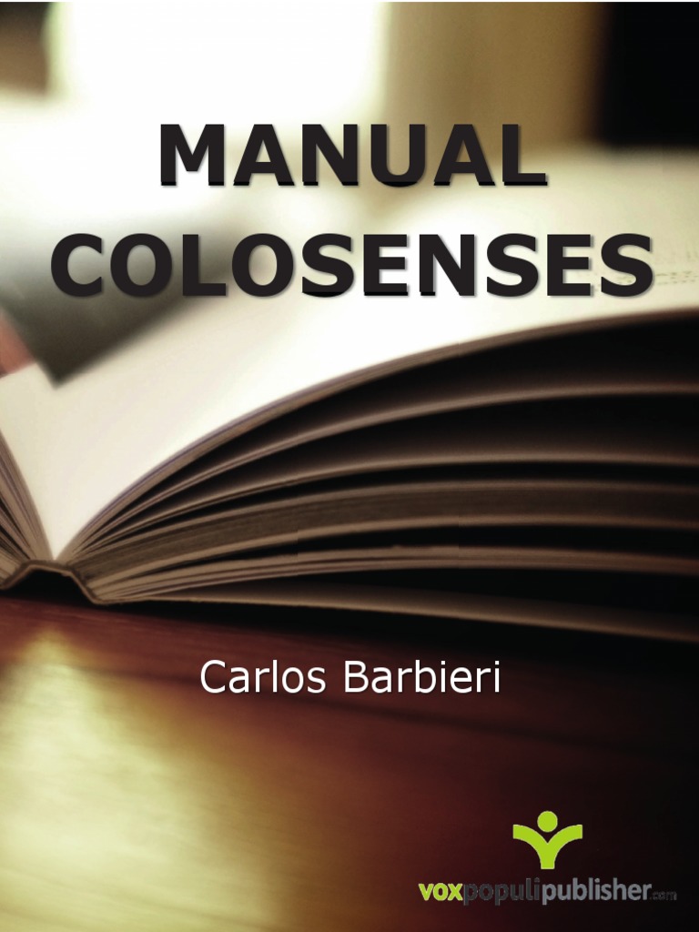 MANUAL COLOSENSES. Carlos Barbieri | PDF | Cristo (título) | Pablo el ...