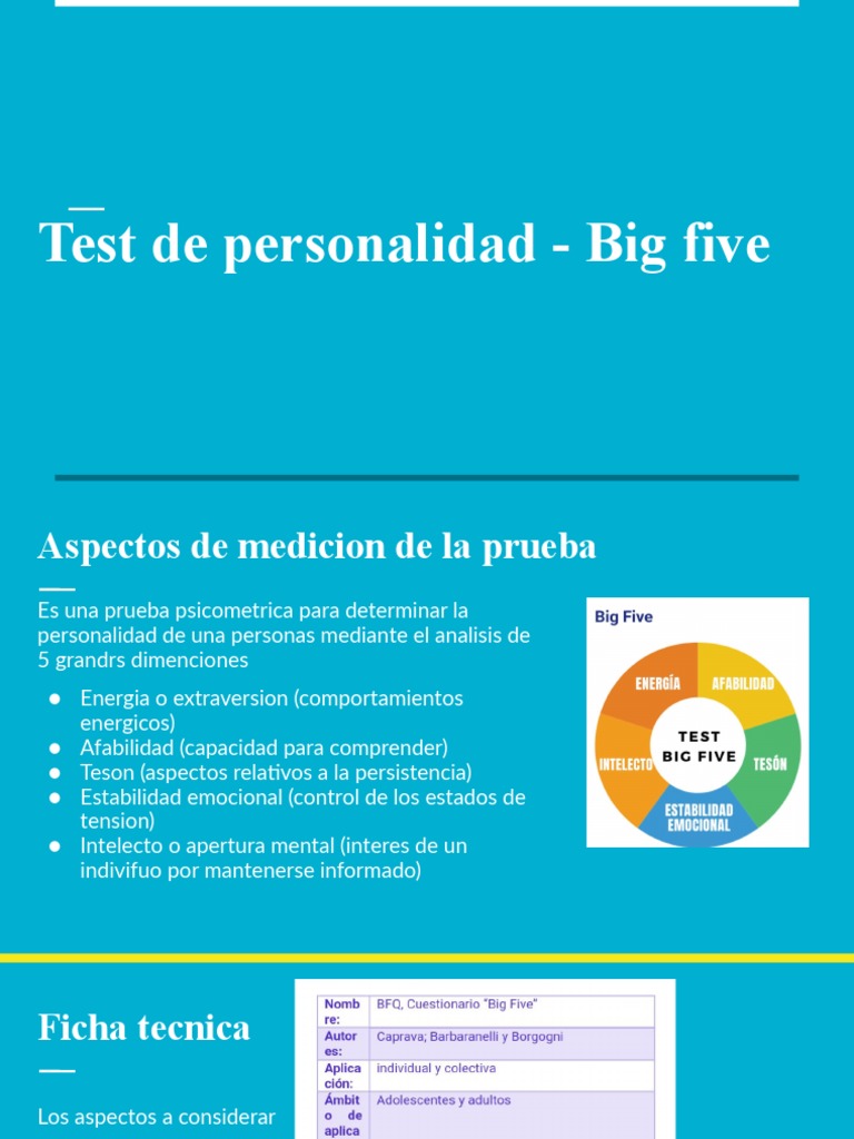 Big Five | PDF