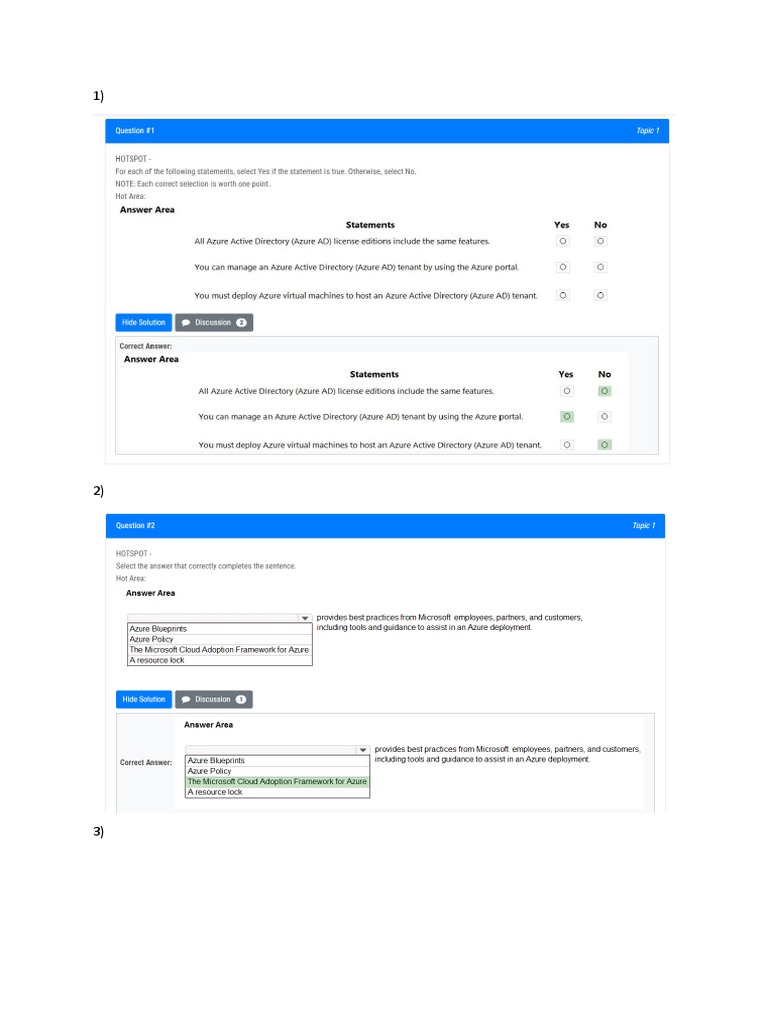 SC 900 Examtopicquestions | PDF