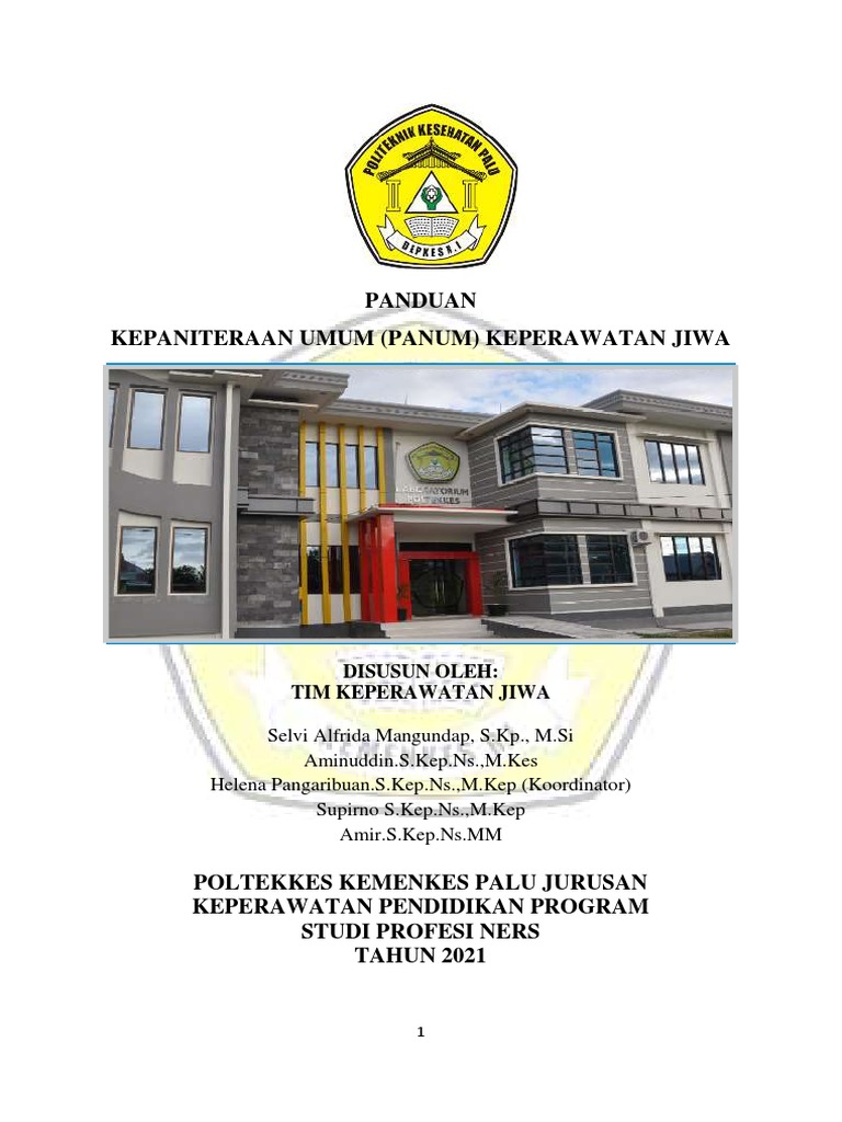 Panduan Panum Kep Jiwa A.5 2021 | PDF