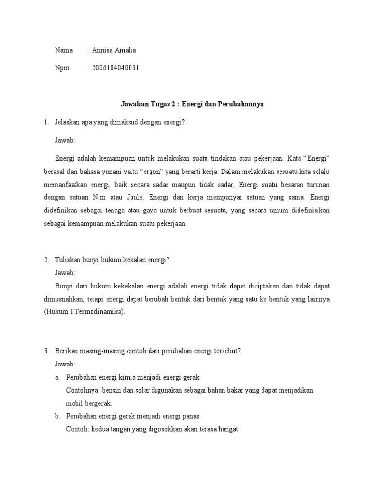 Annisa Amalia Jawaban Tugas 2 | PDF