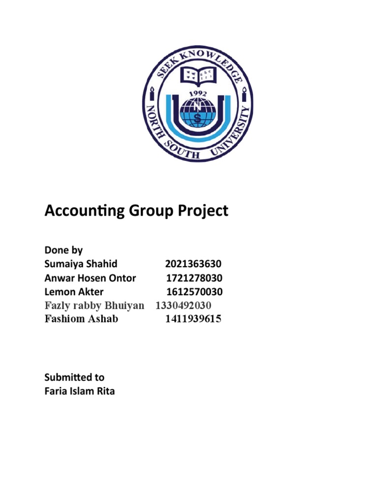 Accounting Group Project | Download Free PDF | Depreciation | Expense