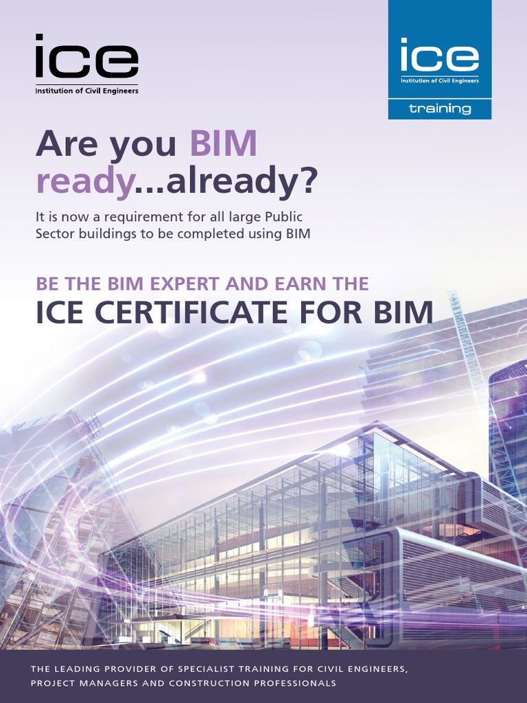 Ice Bim Certificate | PDF | Building Information Modeling | Learning