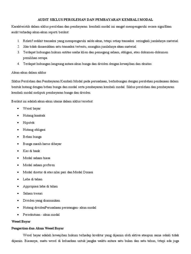 Bahan PPT Auditing II | PDF