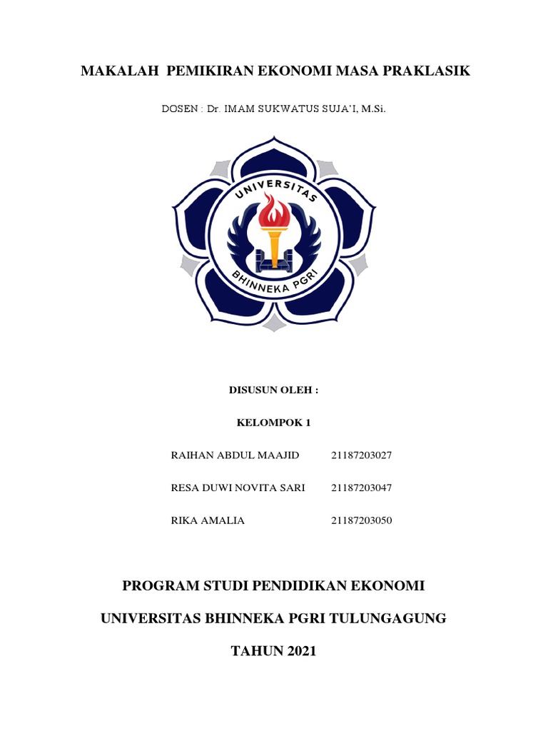 BAB 2 Pem Eko Praklasik | PDF