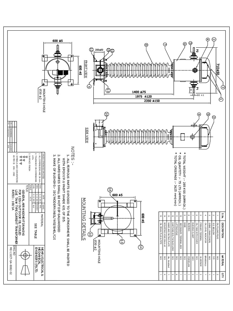 Ga Drg. | PDF | Building Engineering | Building Materials