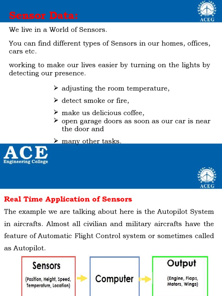 Sources of Data Like Sensor, Signal and Gps | PDF