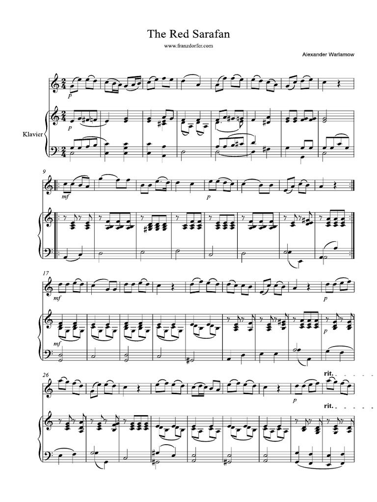 The Red Sarafan | PDF