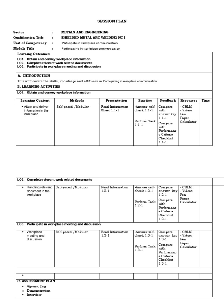 Basic 1 SMAW NC I | PDF | Information | Pedagogy