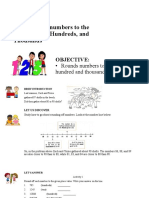 Lesson 3 Ordinal Numbers: Objectives: - Identifies Ordinal Numbers From ...