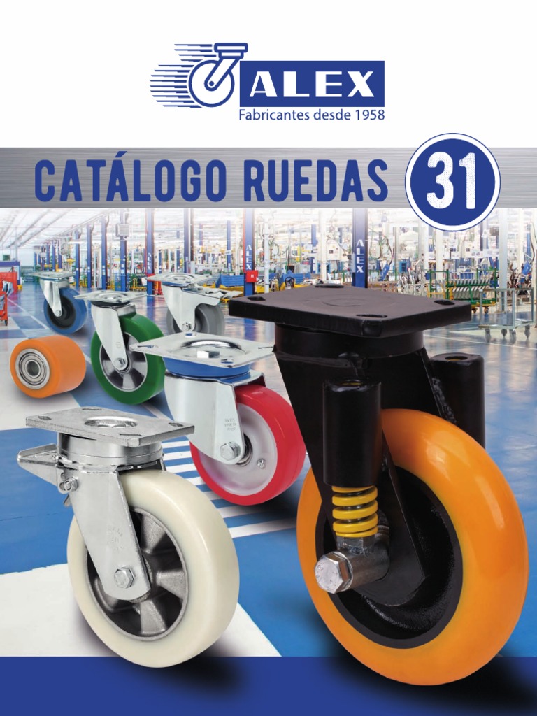 Ruedas Alex Catalogo 31 | PDF | Tornillo | Rueda