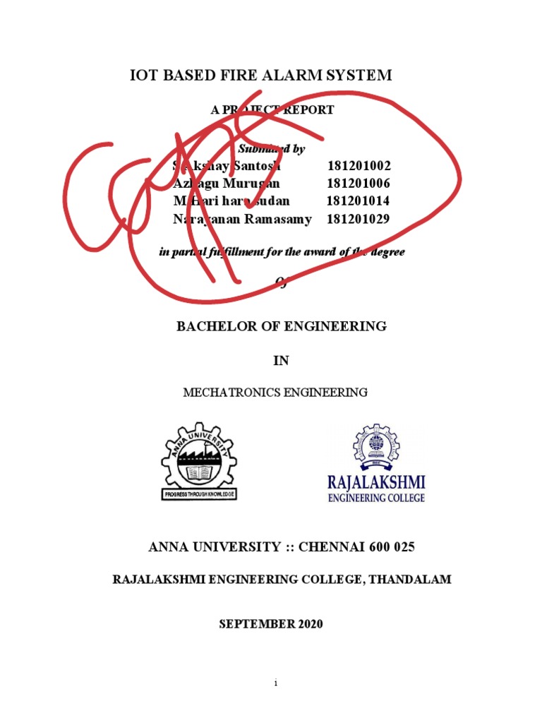 New Iot Fire Alarm System | PDF