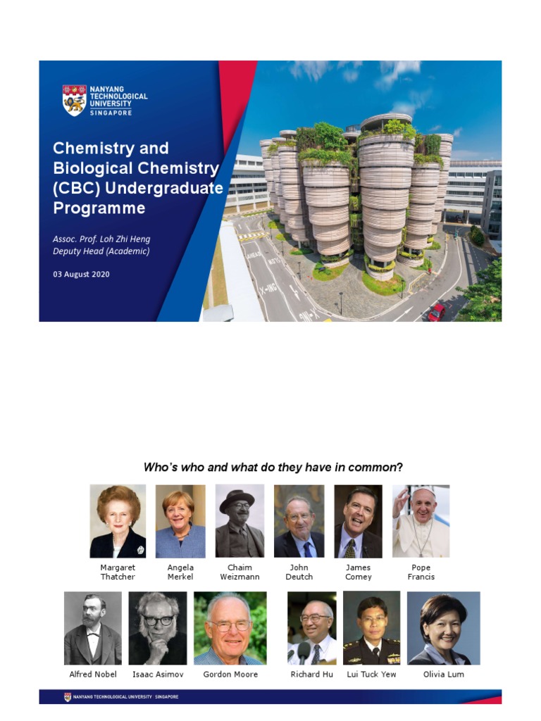 CBC Undergraduate Program Overview | PDF | Chemistry | Organic Chemistry