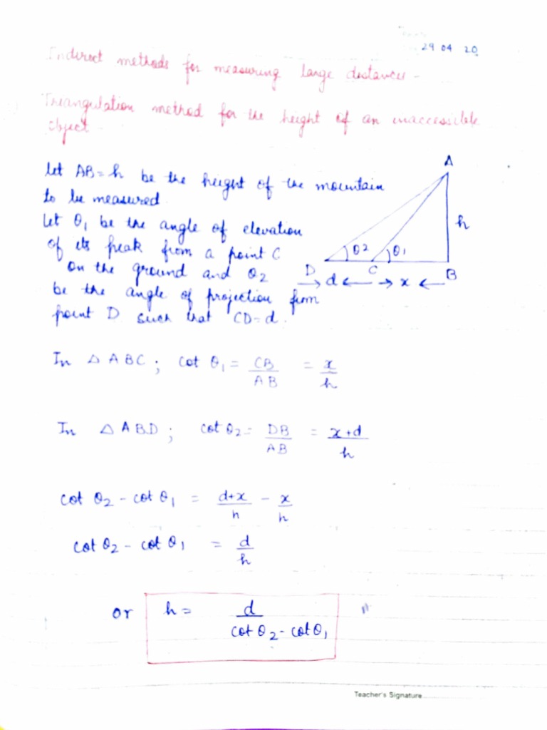 Indirect Methods For Measuring Large Distance | PDF