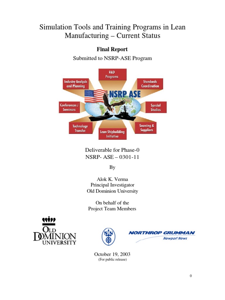 Lean Simulation White paper | Lean Manufacturing | Simulation