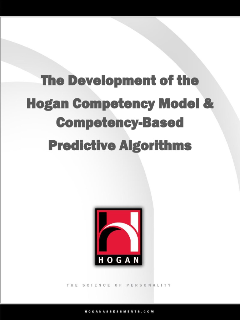 Hogan Competency Model WP - Updated 62 CET Language | Download Free PDF ...