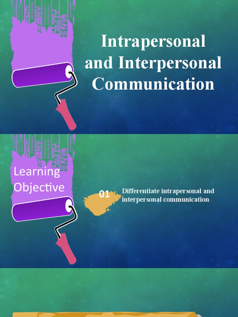 Intrapersonal and Interpersonal Communication | PDF | Interpersonal ...