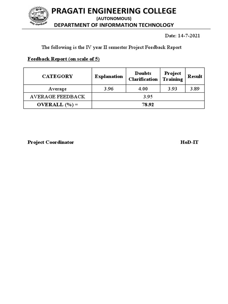 Pragati Engineering College: Department of Information Technology | PDF ...