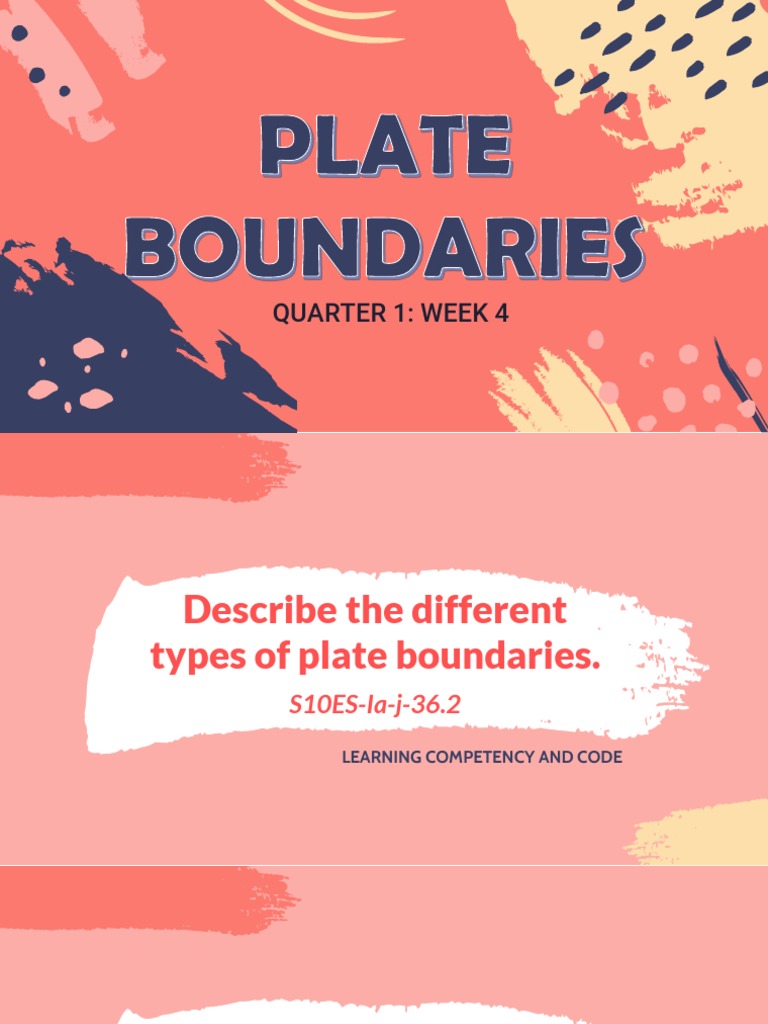 Plate Boundaries | PDF | Plate Tectonics | Volcano