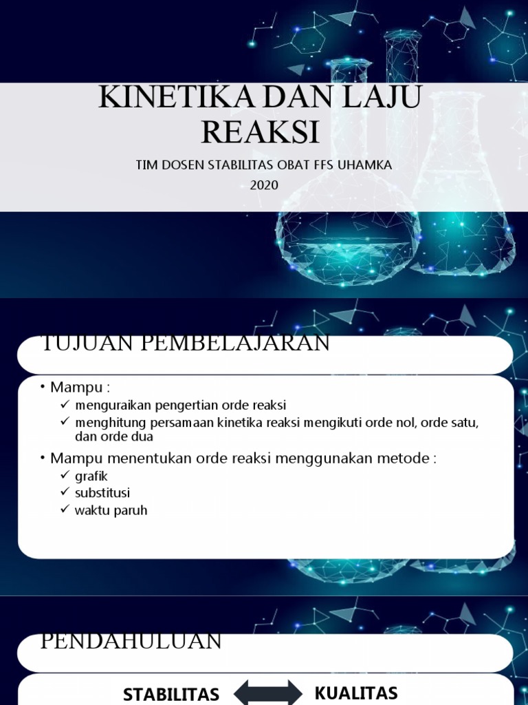 Materi 2 Kinetika Dan Laju Reaksi | PDF