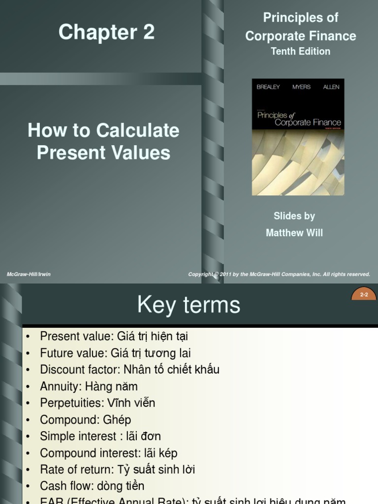 Chapter 2 - How To Calculate Present Values | PDF | Net Present Value | Present Value
