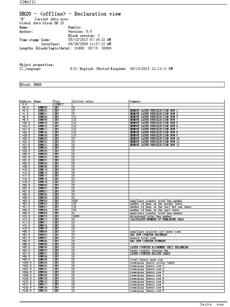 DB20 - Declaration View | PDF | Integer (Computer Science) | Computing