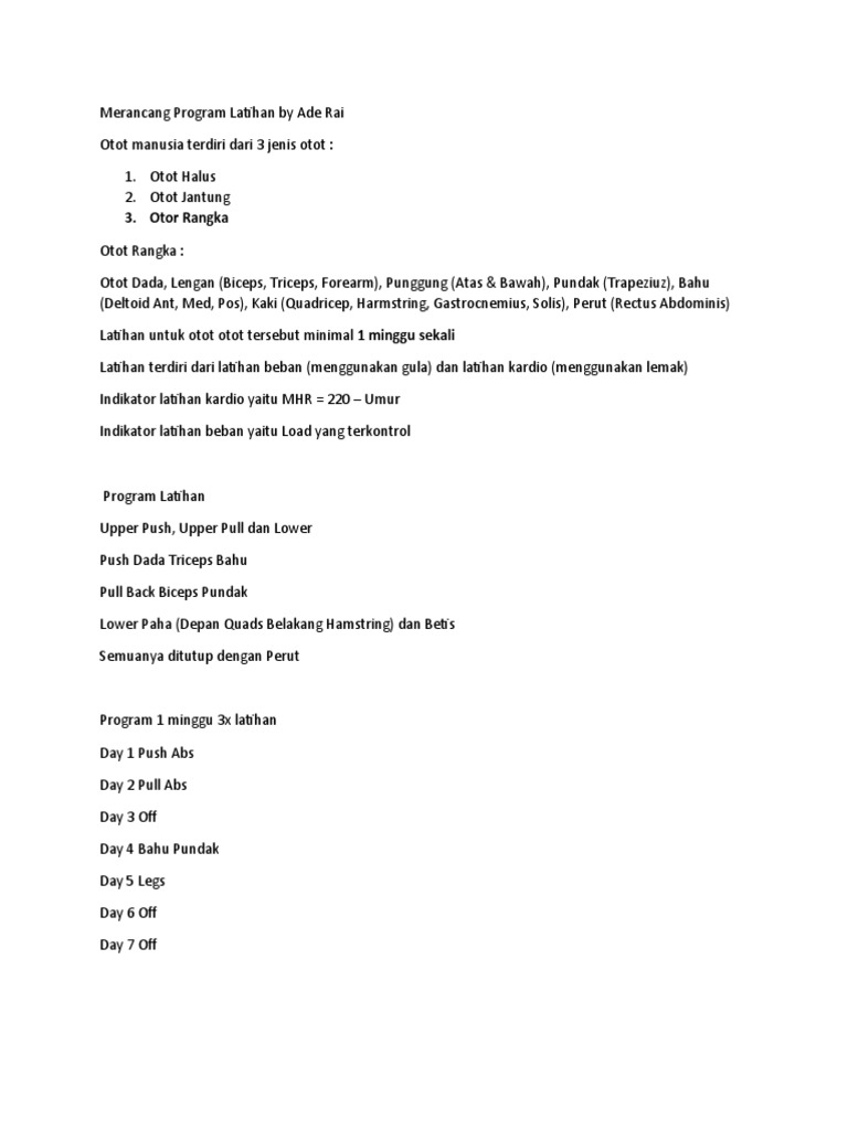 Catatan Olahraga | PDF | Pengembangan Diri | Kesehatan Holistik