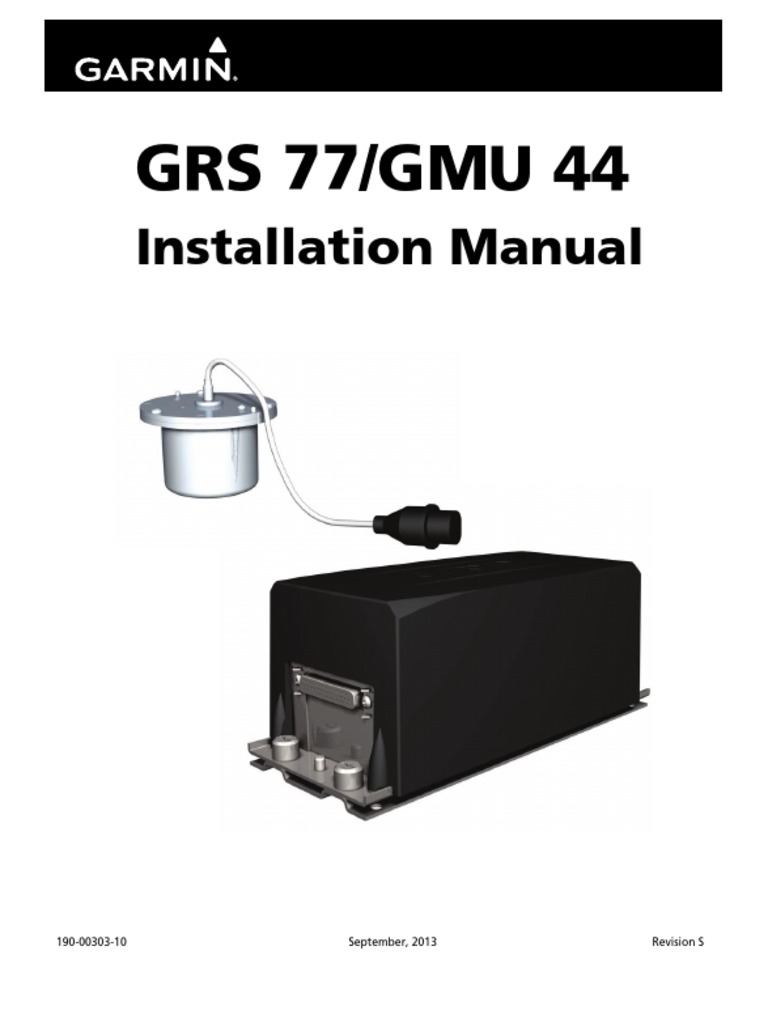 GRS 77/GMU 44: Installation Manual | Download Free PDF | Legal Remedy ...