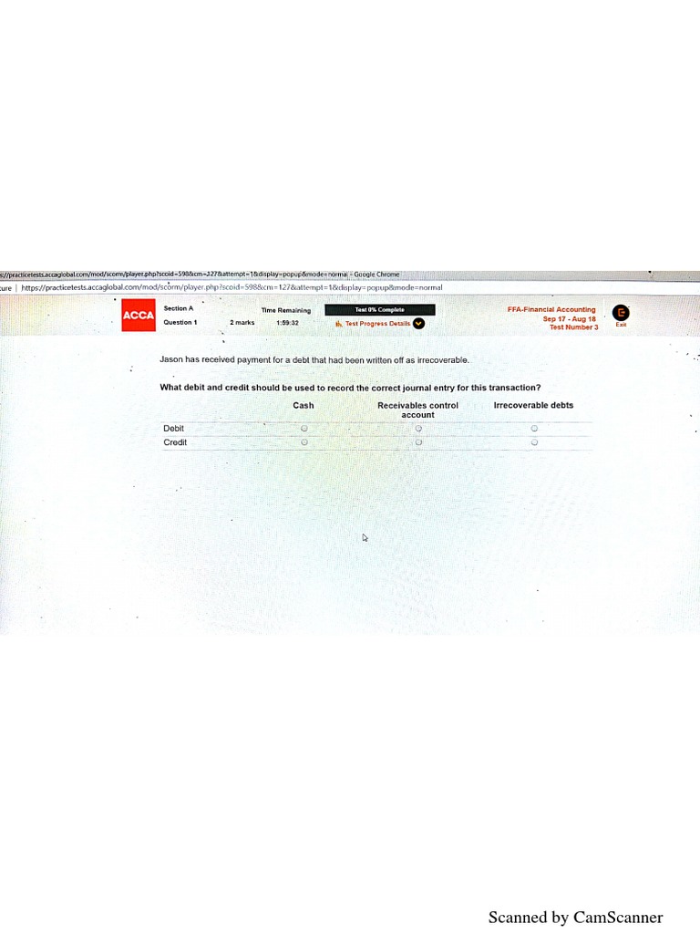 ACCA PAper | PDF