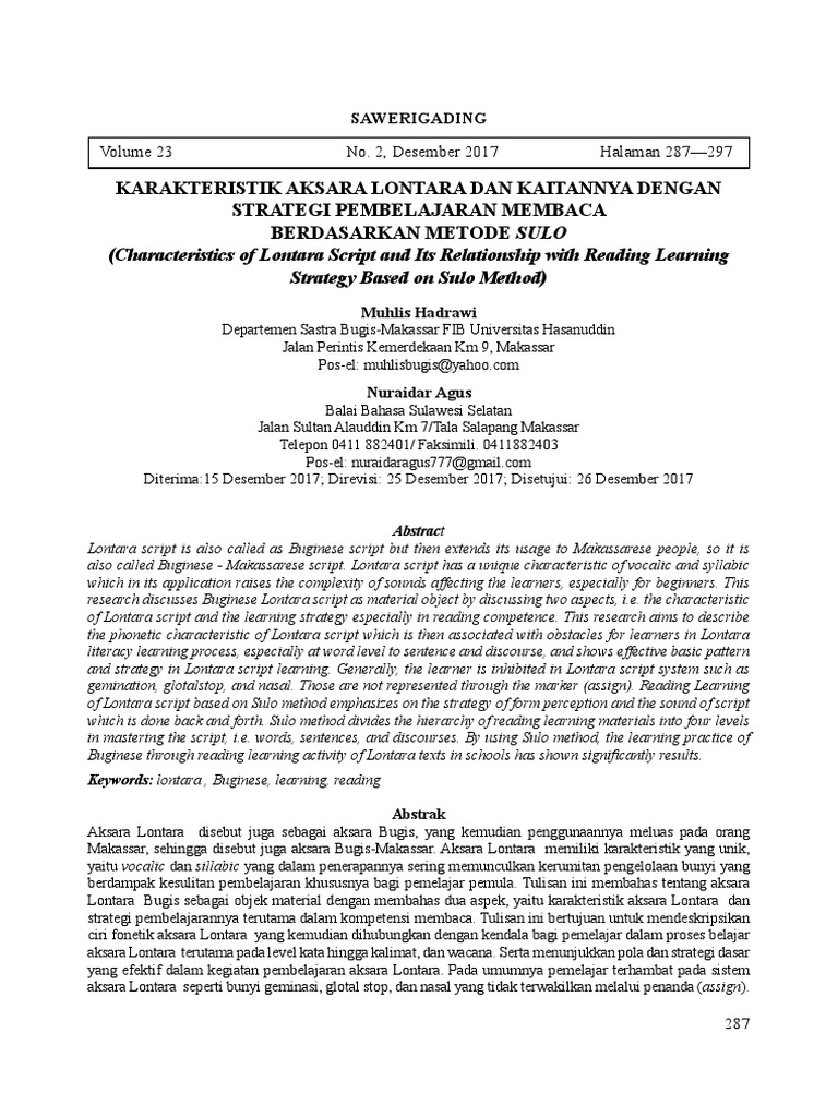 Bugis | PDF | Ethnicity | Languages Of Asia