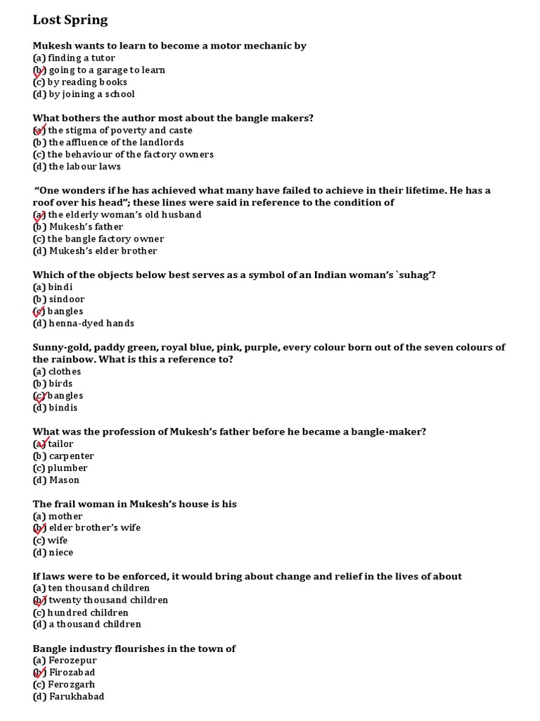 Lost Childhoods: An Analysis of the Short Story 'Lost Spring' and its ...