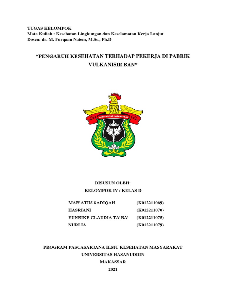 D-Kelompok Iv - Pabrik Vulkanisir Ban | PDF