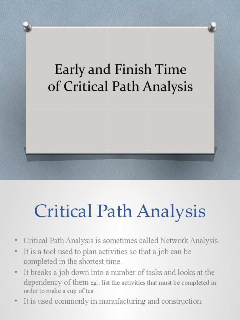 Critical Path: EST and LFT Calculations | PDF | Applied Mathematics ...