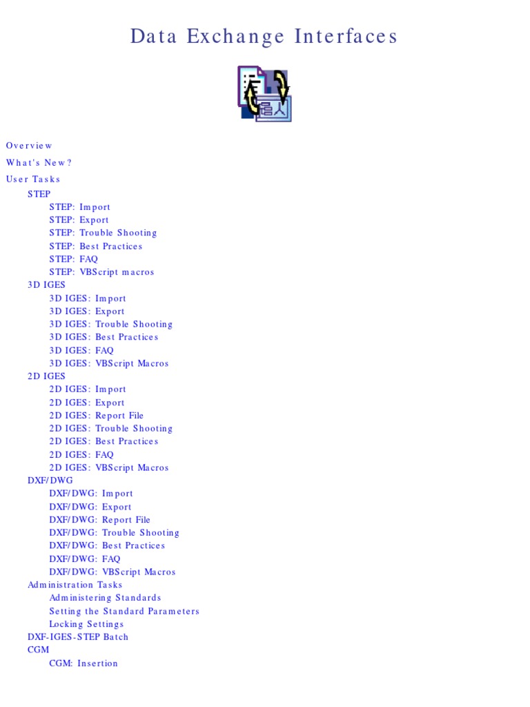 CATIA Data Exchange | PDF | Computer File | Geometry