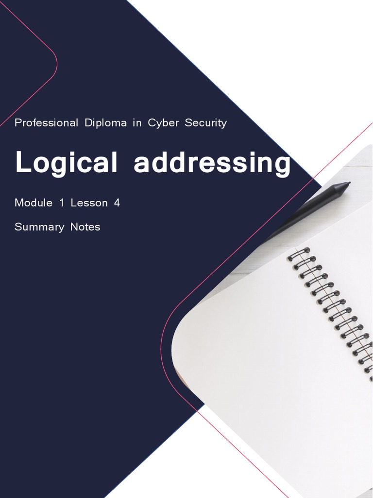 Cybersecurity: Logical Addressing Guide | PDF | Ip Address | Computer ...