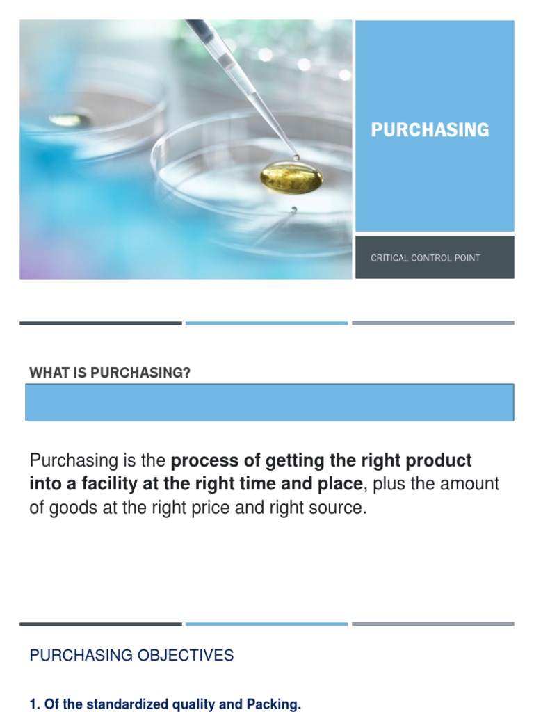 Purchasing and Receiving | PDF | Foods | Inventory
