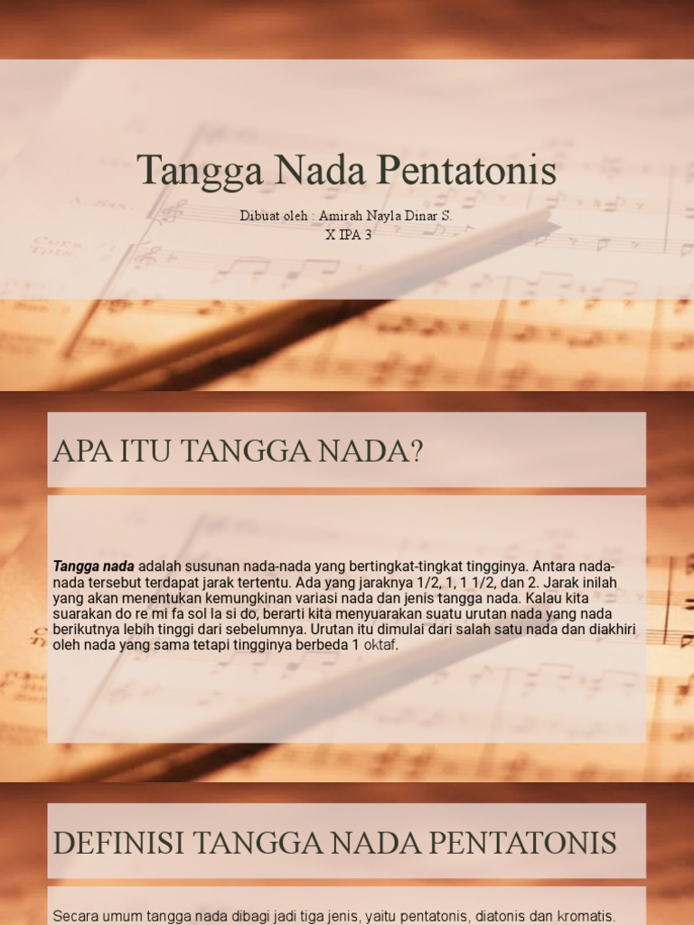 Tanda Nada Pentatonis Amirah Nayla | PDF | Puisi