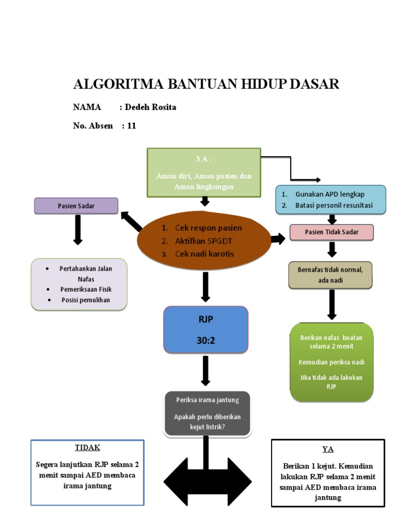 Algoritma Bantuan Hidup Dasar - Dedeh Rosita | PDF