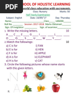 Class Play Group Math Paper | PDF