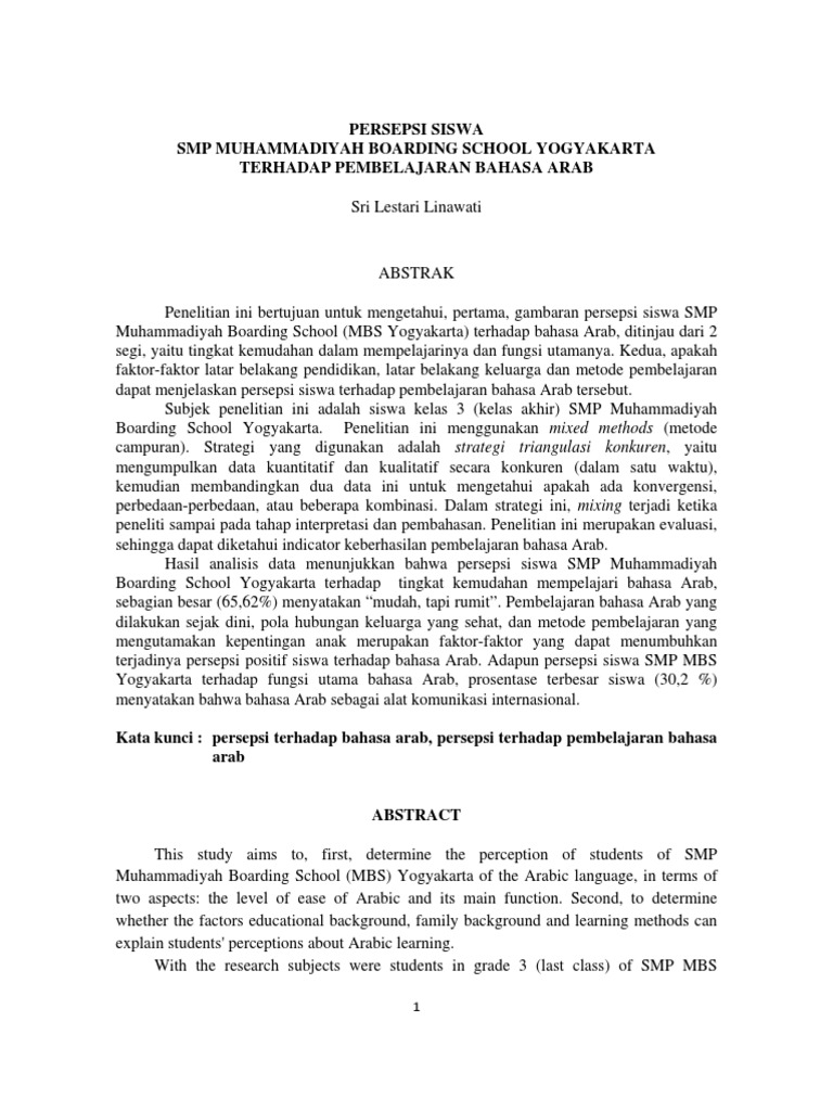 Jurnal Persepsi | PDF