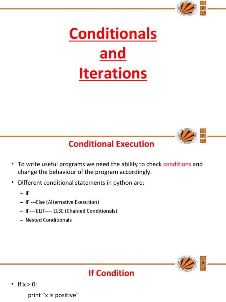 Cond Loop | PDF | Control Flow | Computer Programming
